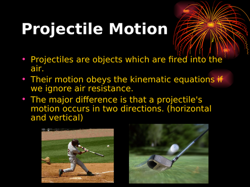 FREE POWER POINT PROJECTILE MOTION Power Point Grade 11 Physics Power ...