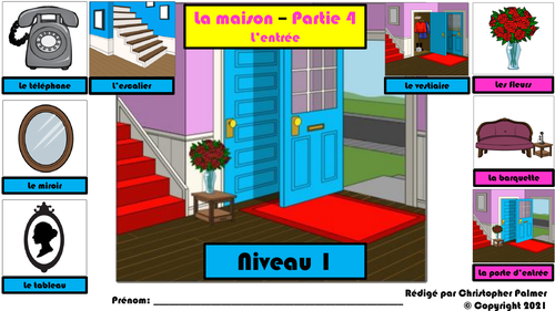 Key Stage 3: French: The House Part 4: L'entrée | Teaching Resources