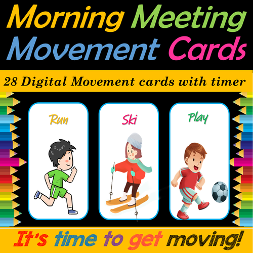 Back to School Morning Meeting Brain Breaks for PreK, Kinder & 1st PPT ...