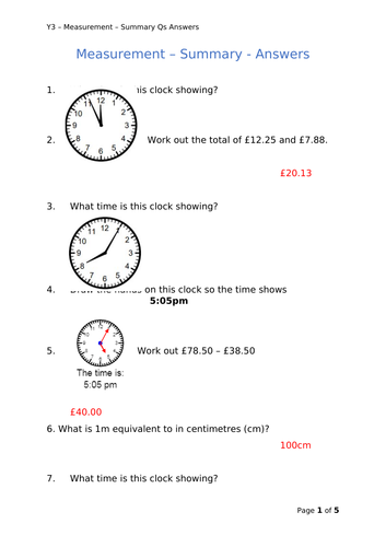 Year 3 Maths Bundle | Teaching Resources