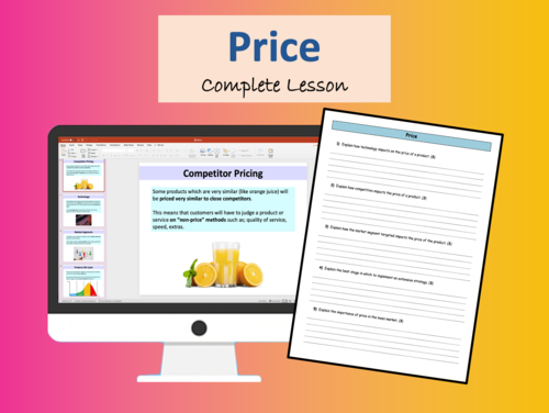 Price - GCSE (9-1) Business | Teaching Resources