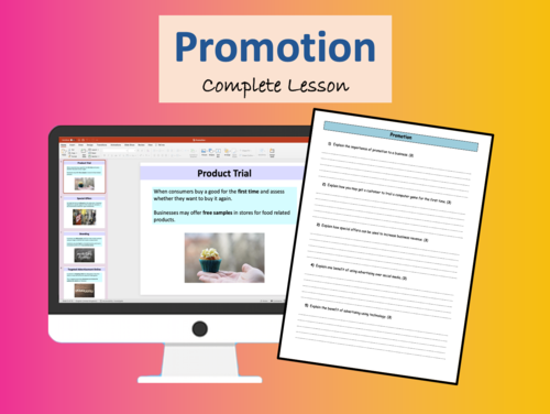 Promotion - GCSE (9-1) Business | Teaching Resources