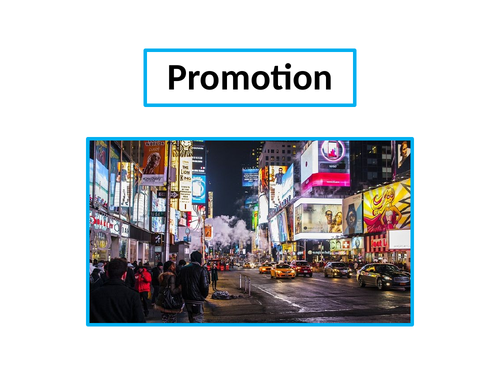 Promotion - GCSE (9-1) Business | Teaching Resources