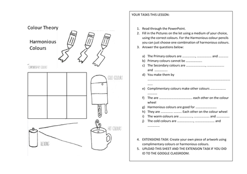 KS3 Colour Theory painting Scheme of work | Teaching Resources