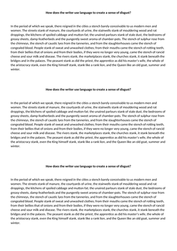 AQA GCSE Paper 1: descriptive writing | Teaching Resources