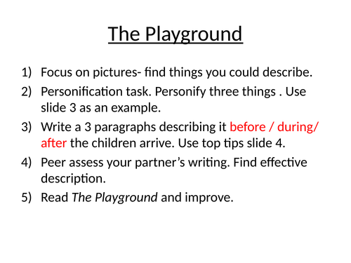 AQA GCSE Paper 1: descriptive writing | Teaching Resources