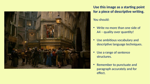 AQA GCSE Paper 1: descriptive writing | Teaching Resources