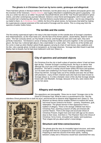 A Christmas Carol English Literature GCSE | Teaching Resources