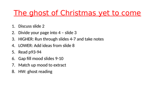 A Christmas Carol English Literature GCSE | Teaching Resources