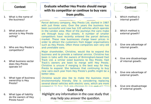 OCR GCSE 9-1 Business 2017 Spec - Unit 1: Business Activity - Lesson 18 ...