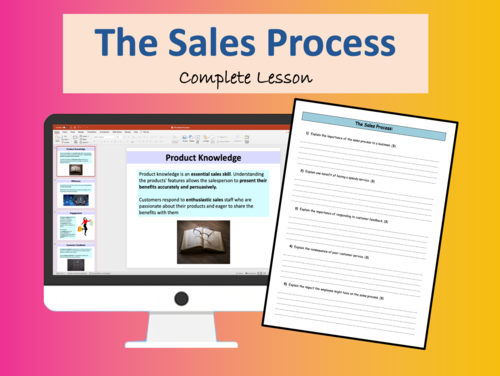 The Sales Process - GCSE (9-1) Business | Teaching Resources