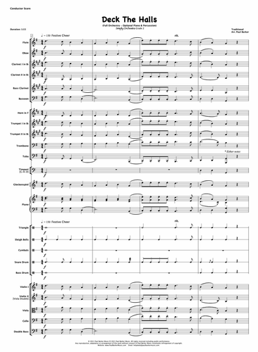 Deck the Halls (Full Orchestra) | Teaching Resources