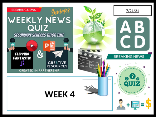 News Quiz Back to School | Teaching Resources