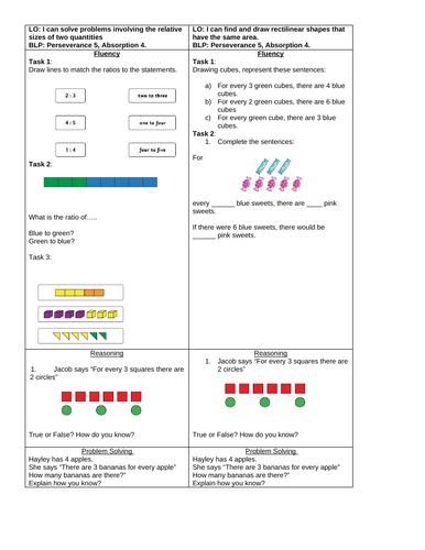 Year 6 Ratio and Proportion Unit worksheets | Teaching Resources