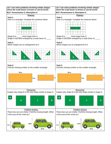 Year 6 Ratio and Proportion Unit worksheets | Teaching Resources