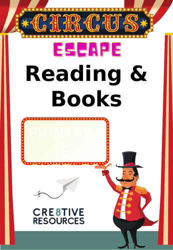 Books & Reading English Escape Room | Teaching Resources