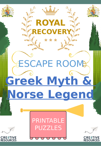 Myths and Legends Escape Room | Teaching Resources