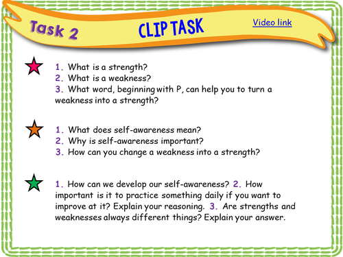 Personal strengths and Interests PSHE | Teaching Resources