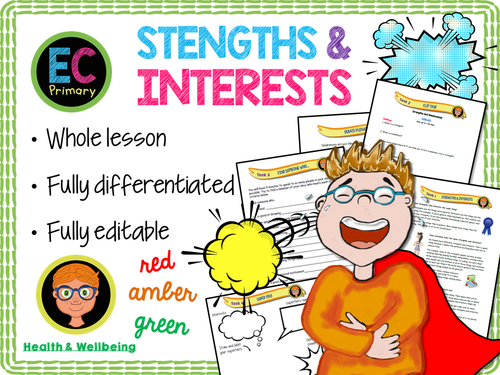 Personal strengths and Interests PSHE | Teaching Resources