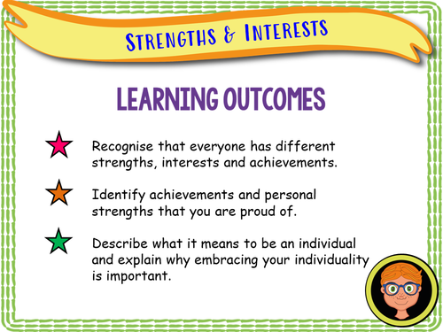 Personal strengths and Interests PSHE | Teaching Resources