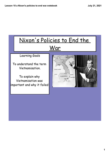 The Vietnam War Resources | Teaching Resources