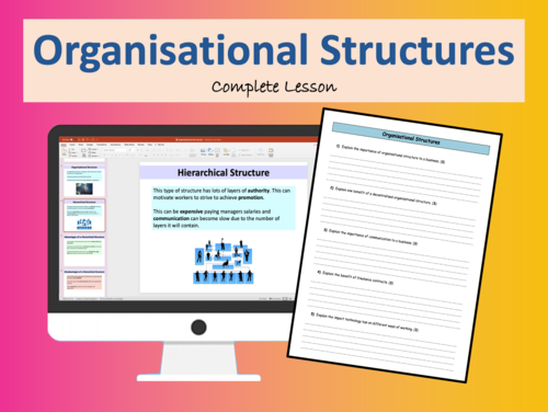 Organisational Structures - GCSE (9-1) Business | Teaching Resources