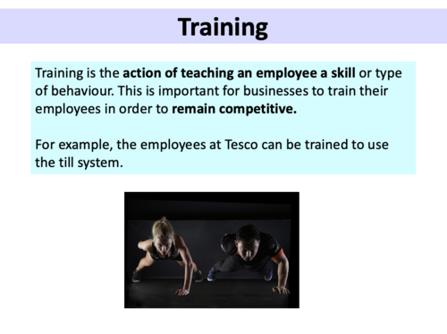 Effective Training and Development - GCSE (9-1) Business | Teaching ...