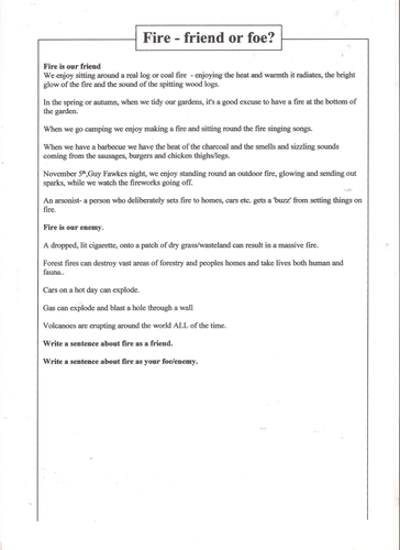 Fires, Firefighters and Fire engines | Teaching Resources