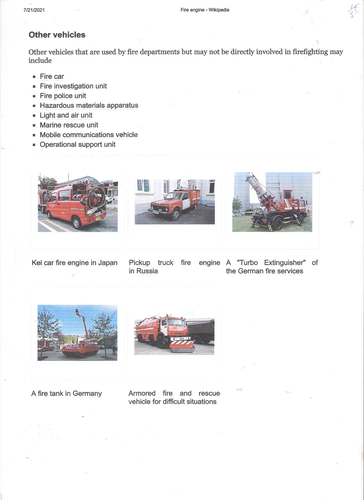 Fires, Firefighters and Fire engines | Teaching Resources