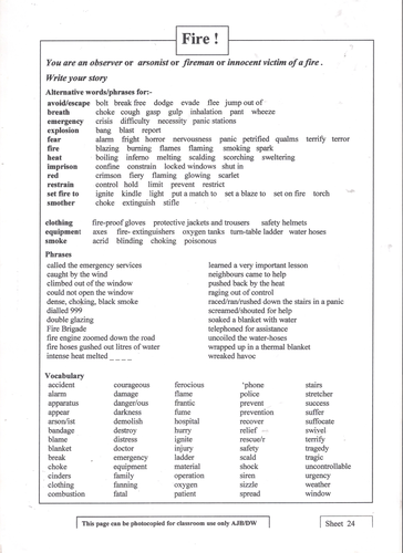 Fires, Firefighters and Fire engines | Teaching Resources