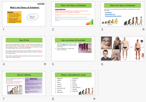 Theory of Evolution | Teaching Resources