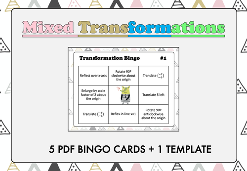 Mixed Transformations - Geometry | Teaching Resources