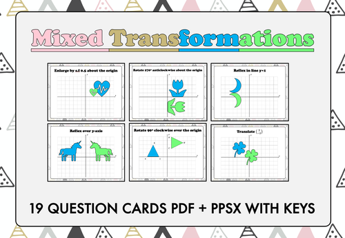 Mixed Transformations - Geometry | Teaching Resources