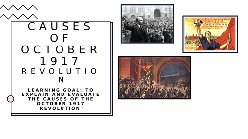 Russia causes of October/ November Revolution | Teaching Resources