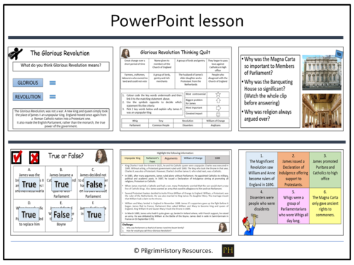 Glorious Revolution Worksheet