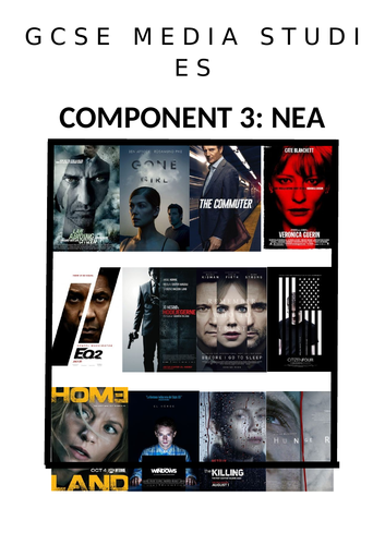 GCSE Media Studies | Component 3 NEA | Film Posters & DVDs (Thriller ...