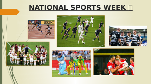 National Sports Week Assembly | Teaching Resources