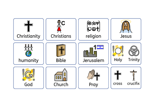 RE Christianity vocabulary | Teaching Resources