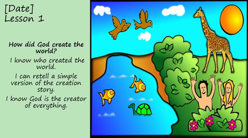 RE - KS1 - Story of Creation (2 lessons) | Teaching Resources