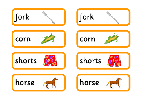 RWI Set 2 Phonics Pairs/Matching Activity | Teaching Resources