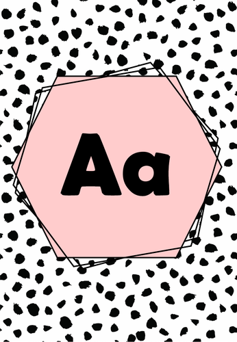 Pastel Spotty Alphabet Posters | Teaching Resources