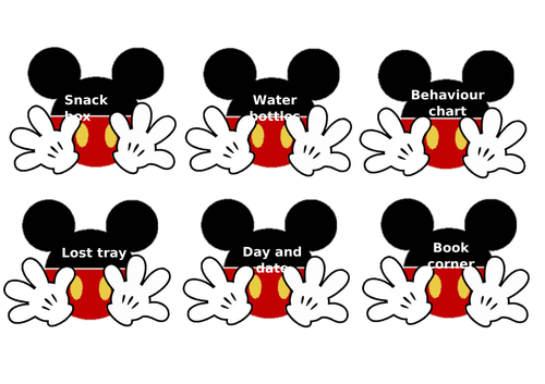 Disney themed Helping Hands Job display | Teaching Resources