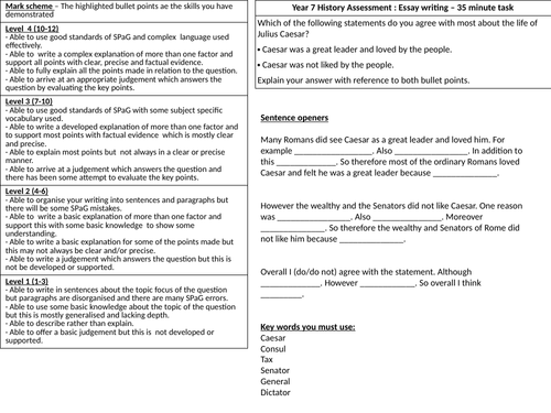 Year 7 History - Introduction to historical concepts through a study of ...