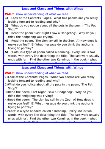 Reading Activities - Big Cat: Ruby Level | Teaching Resources