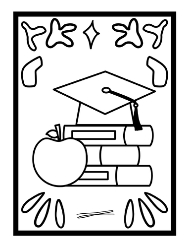Happy Graduation Coloring Pages For kids, Graduation Coloring Sheets ...