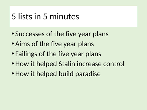 AQA 1917-1953 Russia - Unit 3 updated 2021 | Teaching Resources