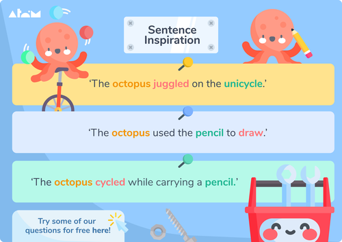 Build A Sentence Tool Box: Subjects, Objects and Verbs | Teaching Resources
