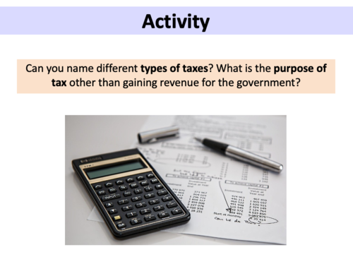 Indirect Taxes and Subsidies - A level Economics | Teaching Resources