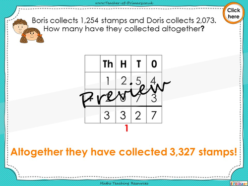 Adding Four-Digit Numbers with Exchanges Revision - Year 5 | Teaching ... Adding Four-Digit Numbers with Exchanges Revision - Year 5 | Teaching ...