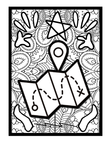 Mindfulness Camping Colouring Pages, Camping Printable Colouring Sheets ...